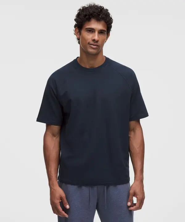 Lululemon Buttery Loopback Short-sleeve Shirt - True Navy
