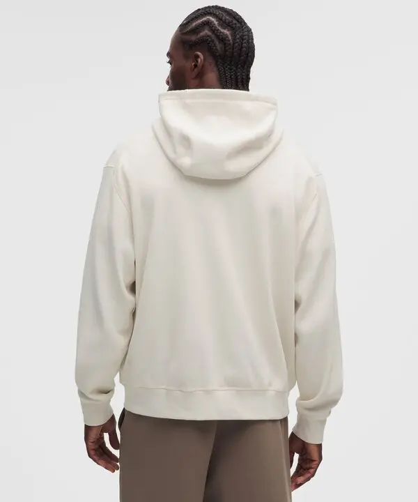 Lululemon Cotton-blend Relaxed-fit Waffle Knit Hoodie - Light Ivory