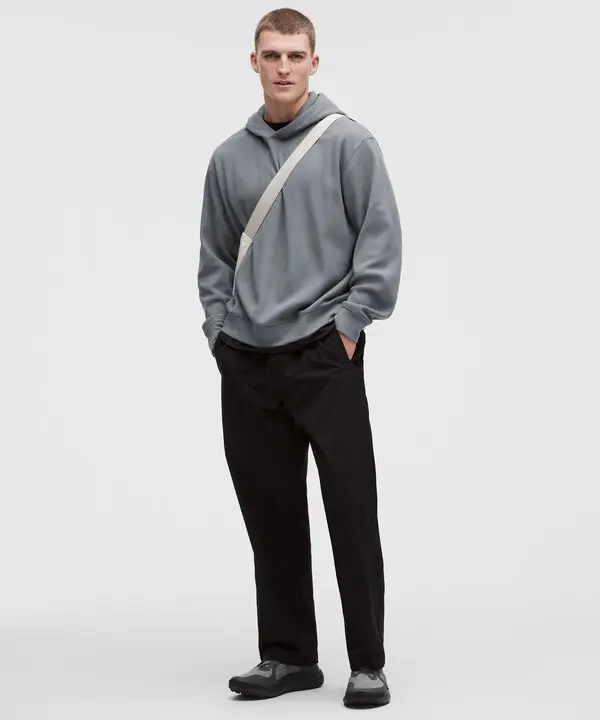 Lululemon Cotton-blend Relaxed-fit Waffle Knit Hoodie - Solar Grey