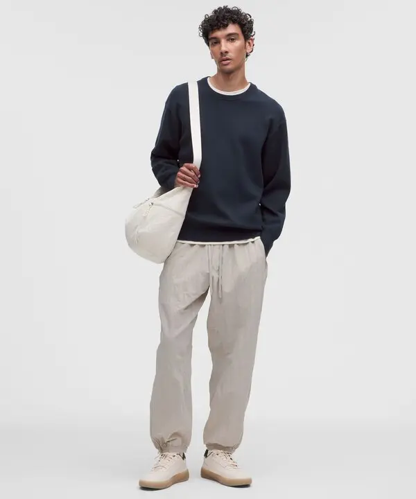 Lululemon Cotton-blend Knit Long-sleeve Crewneck - True Navy