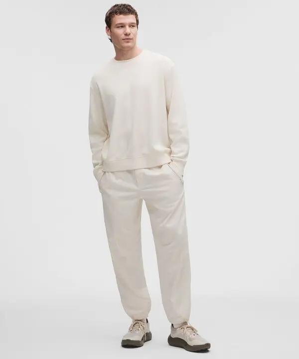 Lululemon Cotton-blend Waffle-knit Long Sleeve - Light Ivory