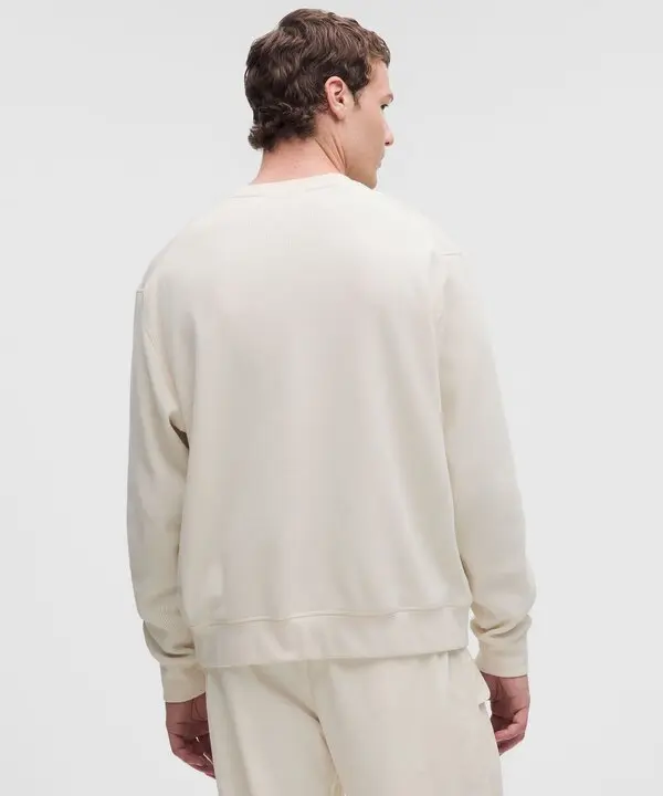 Lululemon Cotton-blend Waffle-knit Long Sleeve - Light Ivory