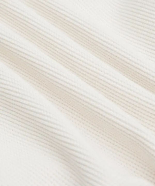 Lululemon Cotton-blend Waffle-knit Long Sleeve - Light Ivory