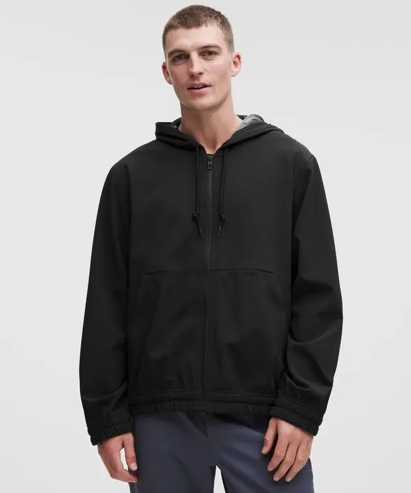 Lululemon Cross Chill Casual Full-zip Hoodie - Black