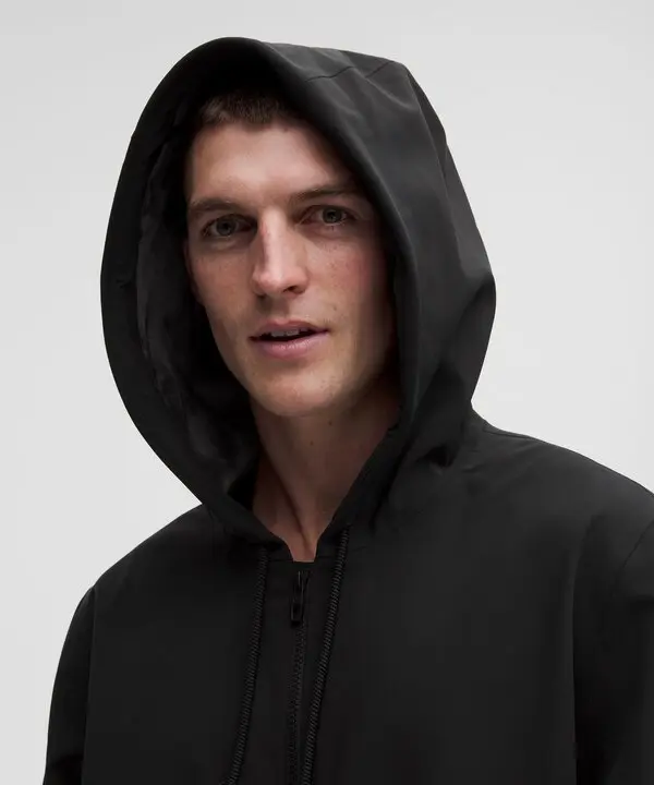 Lululemon Cross Chill Casual Full-zip Hoodie - Black