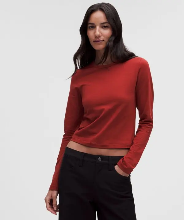 Lululemon Little Jersey Long-sleeve Tee - Rocket Red