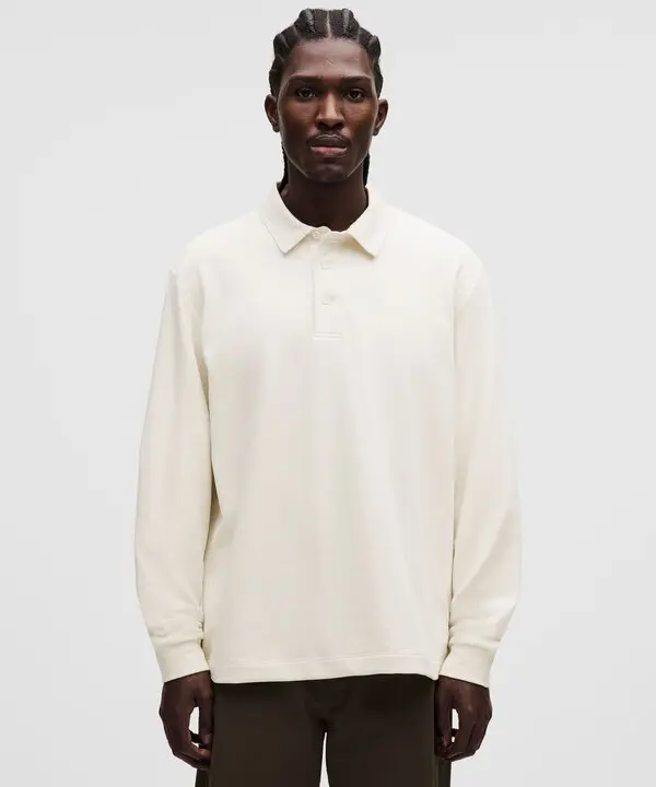 Lululemon Long-sleeve Rugby Shirt - Light Ivory