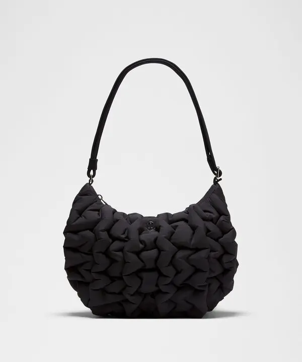 Lululemon Quilty Puff Crossbody Bag 4.7l - Black/silver
