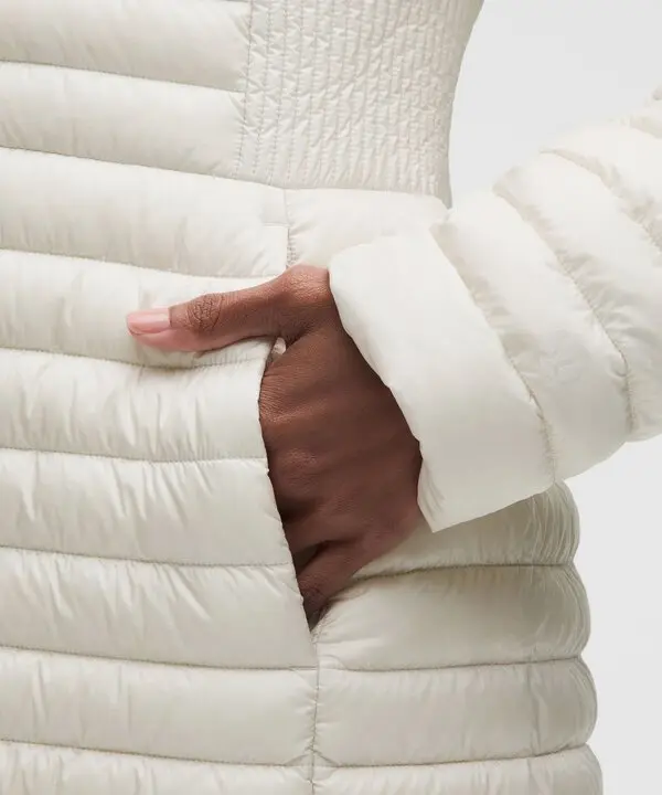 Lululemon Dna Down Long Jacket - Light Ivory
