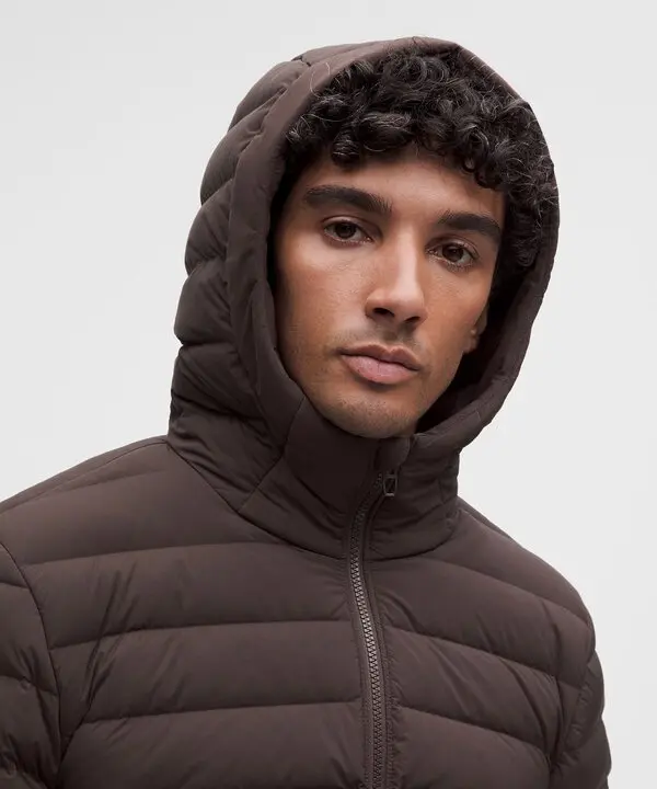 Lululemon Navigation Down Hoodie - Mahogany Muse