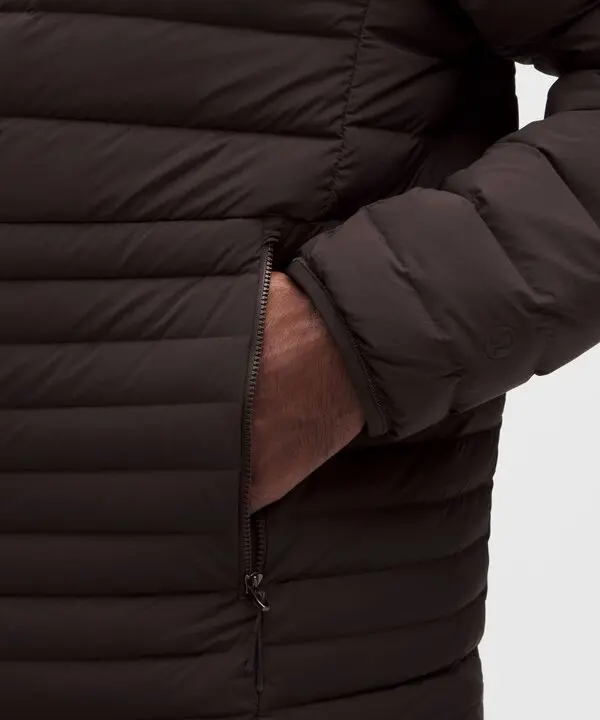 Lululemon Navigation Down Hoodie - Mahogany Muse