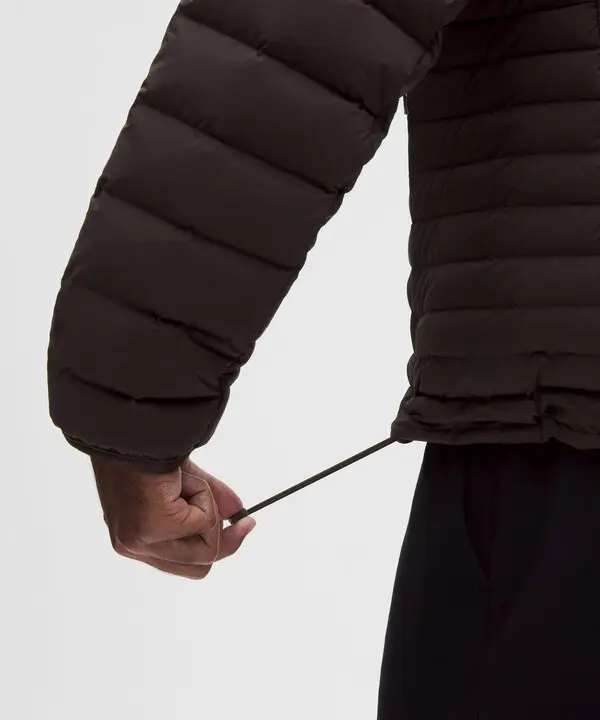 Lululemon Navigation Down Hoodie - Mahogany Muse