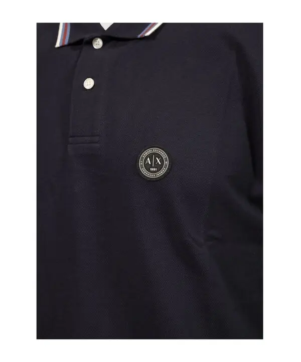 Armani Exchange Long-sleeve Polo Shirt