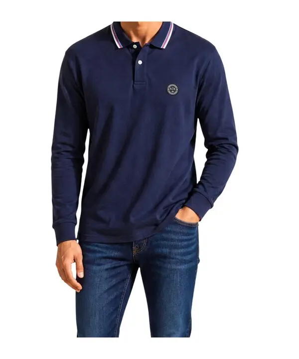 Armani Exchange Long-sleeve Polo Shirt