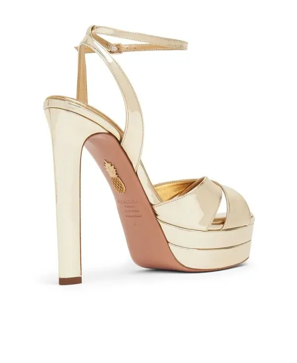 AQUAZZURA Divine Plateau 130mm Platform Sandals
