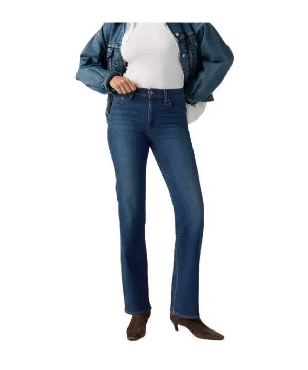 LEVI'S 723 High Rise Straight Jeans - Dark Blue