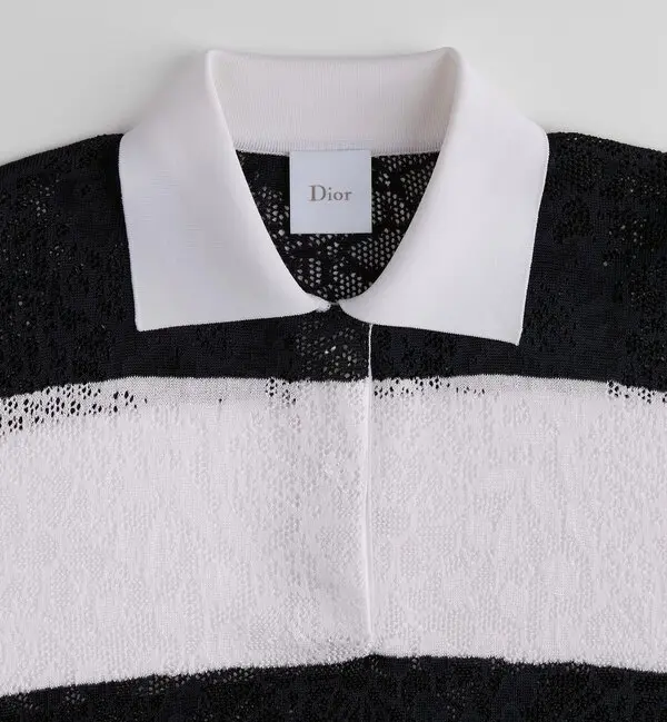 Dior Marinière Long-sleeved Polo Shirt