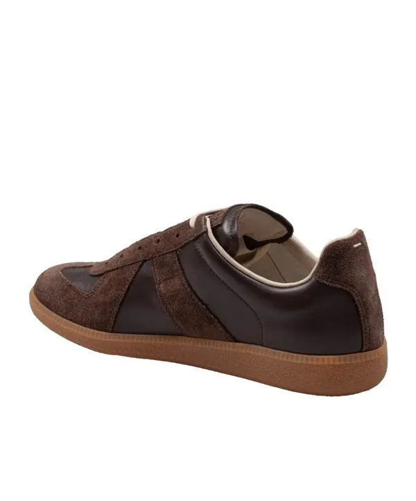 MAISON MARGIELA Replica Panelled Sneakers - Brown