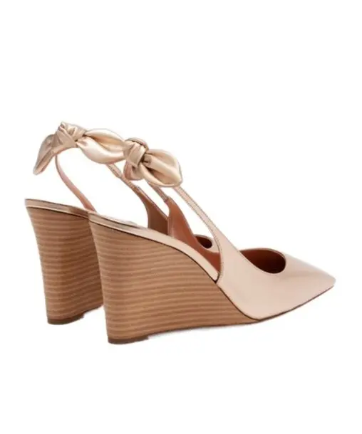 AQUAZZURA Leather Wedges