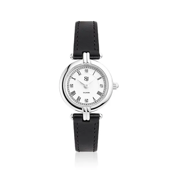 SIF JAKOBS JEWELLERY Black / Silver Watch Bianca Black - Black/silver