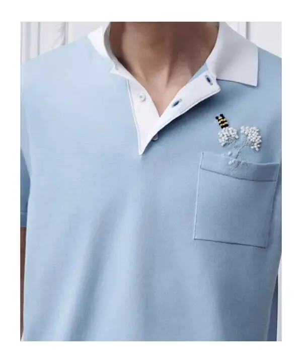 Dior Flower Bee Polo Shirt, Regular Fit