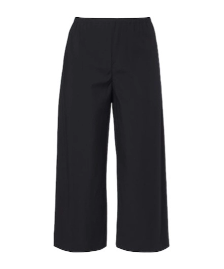 THE ROW Cosmo Cropped Wool Wide-leg Pants
