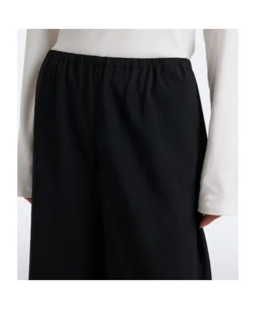 THE ROW Cosmo Cropped Wool Wide-leg Pants