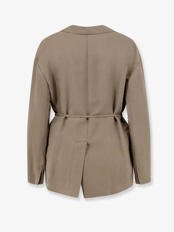 Brunello Cucinelli Viscose And Linen Blend Blazer - Multicolor
