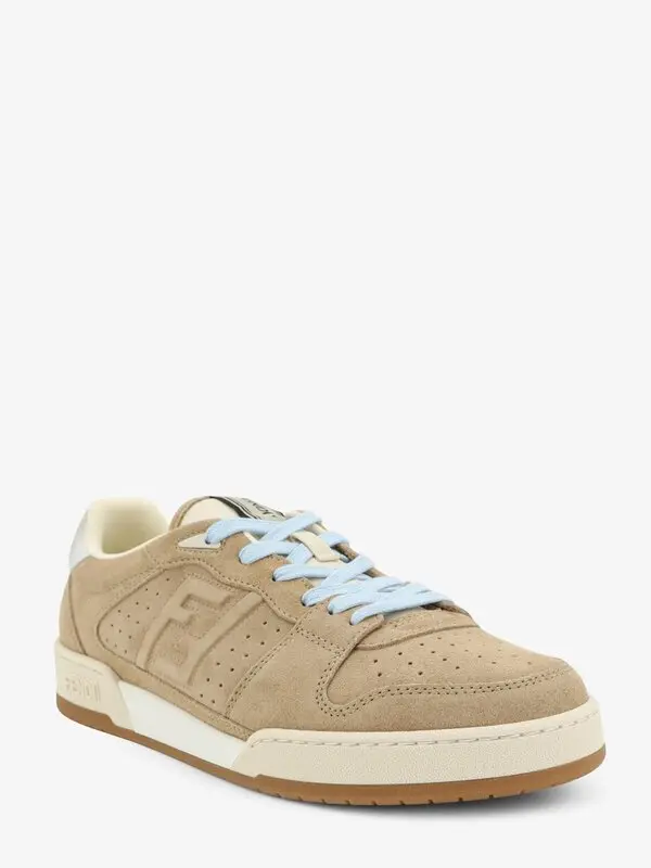 Fendi Match Suede Sneakers