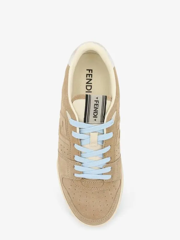 Fendi Match Suede Sneakers