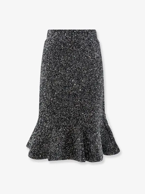 Dior Skirt With Godets And All-over Sequin Motif - Multicolor