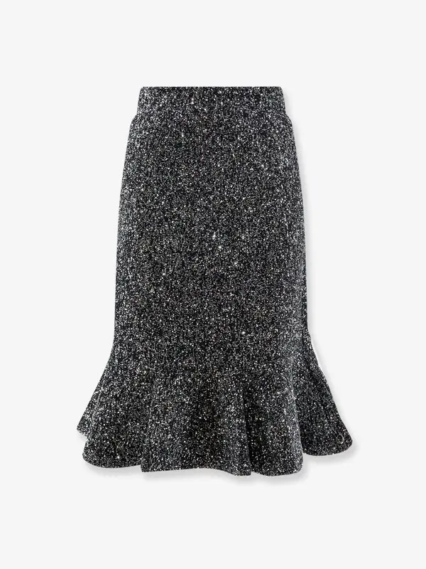 Dior Skirt With Godets And All-over Sequin Motif - Multicolor