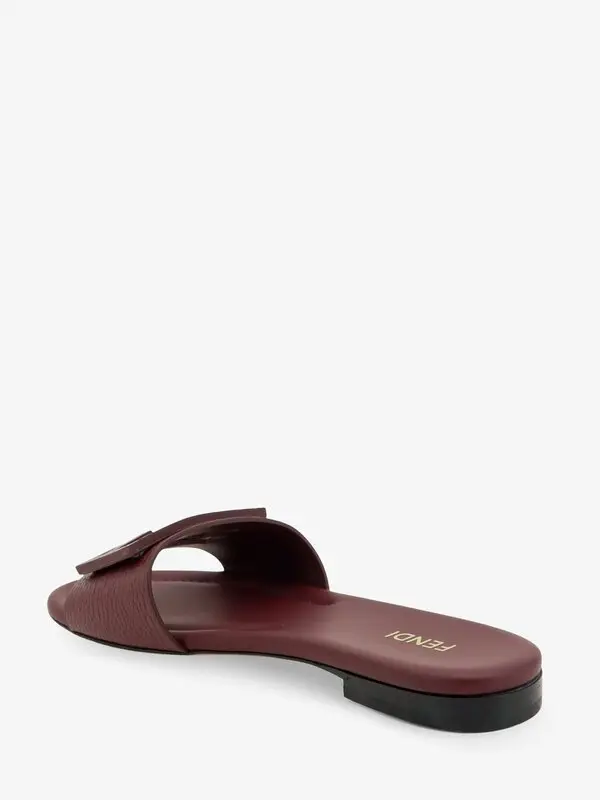 Fendi Leather Tube Sandals - Multicolor