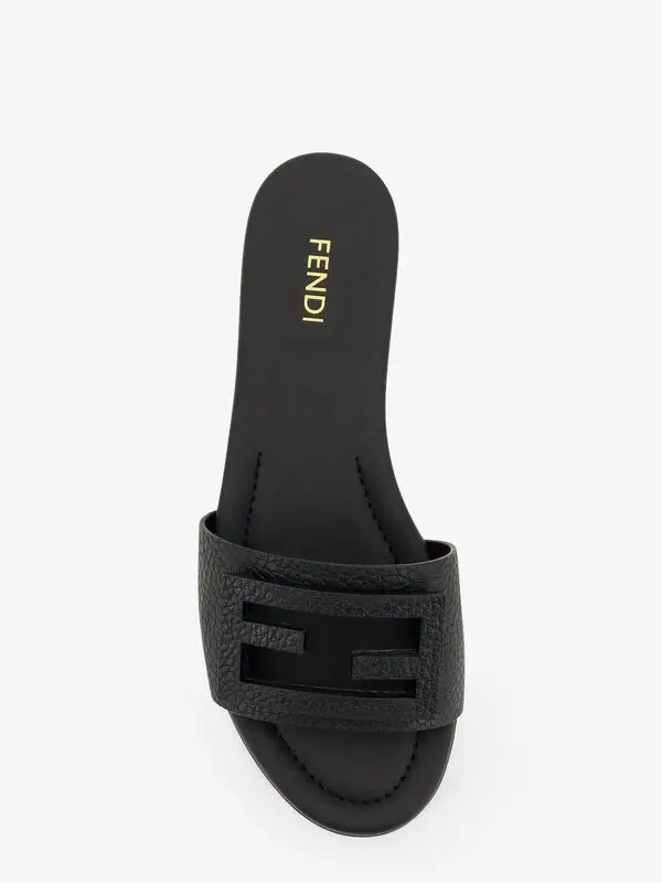 Fendi Leather Tube Sandals - Multicolor
