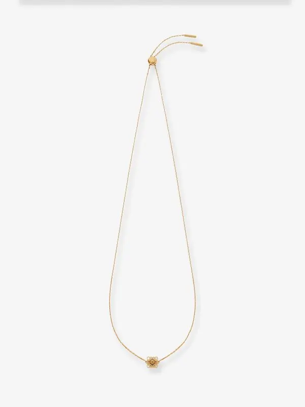Loewe Bombe Anagram Brass Necklace