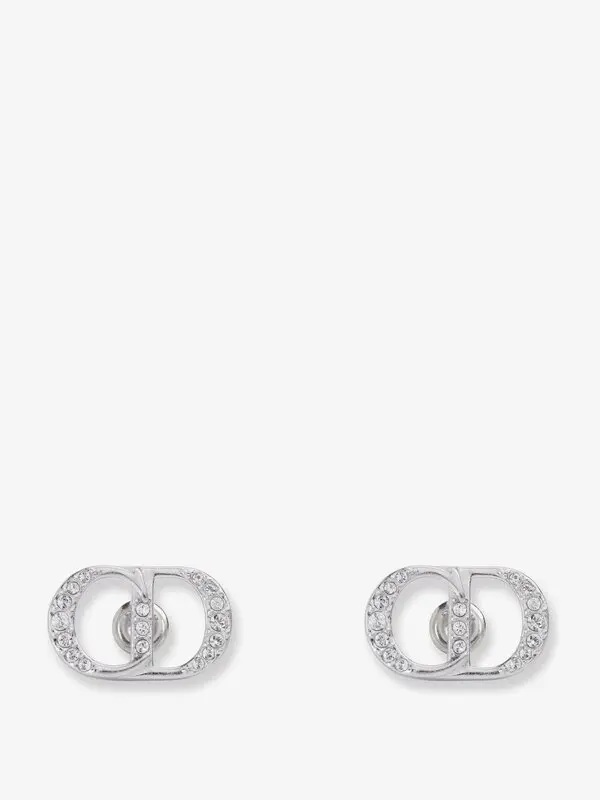 Dior Cd Icon Sterling Silver Earrings - Multicolor