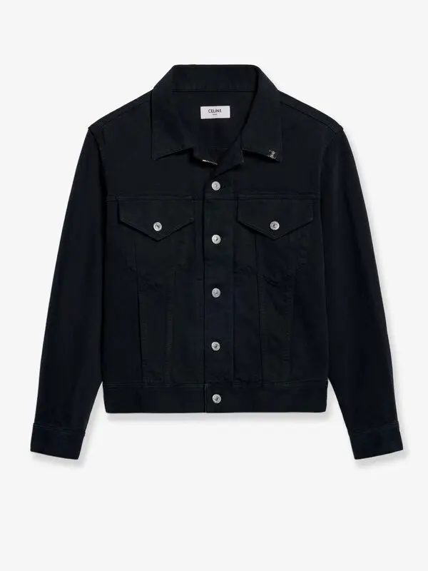 Celine Trucker Denim Jacket - Black
