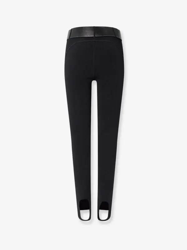 SELF-PORTRAIT Stretch Viscose Blend Leggings
