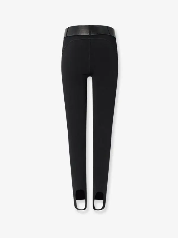 SELF-PORTRAIT Stretch Viscose Blend Leggings