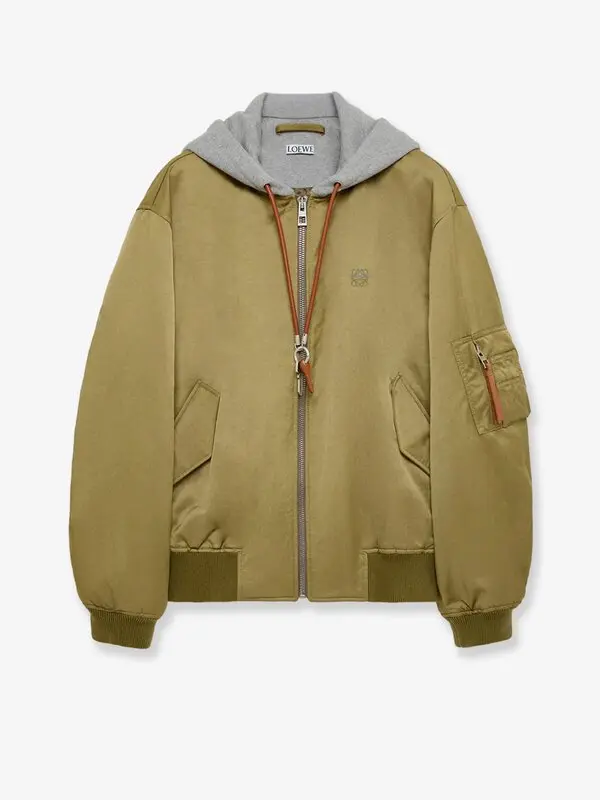 Loewe Technical Fabric Bomber With Hood