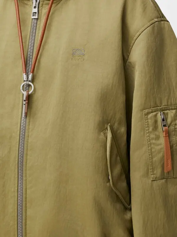 Loewe Technical Fabric Bomber With Hood