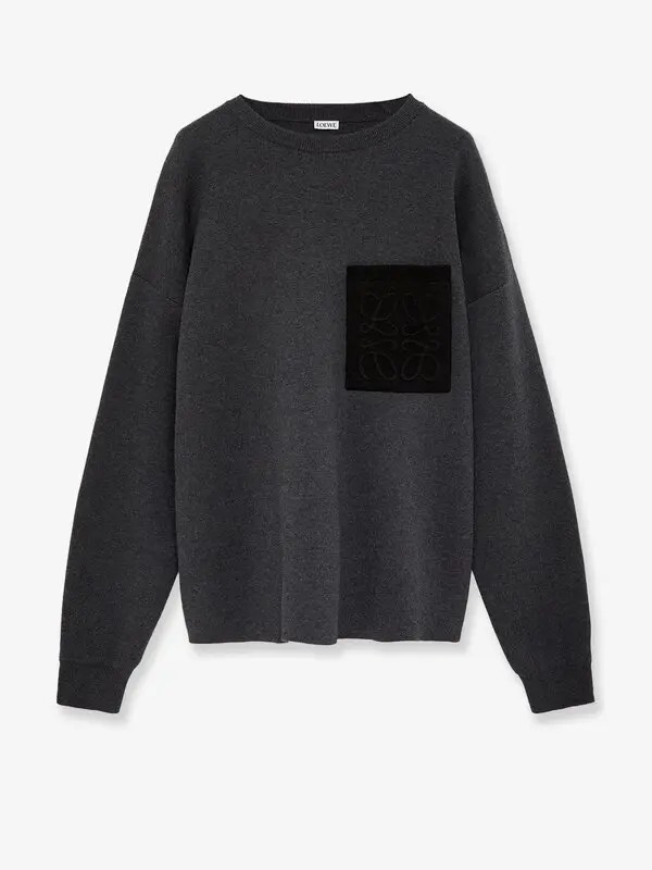 Loewe Anagram Cotton Blend Sweatshirt - Multicolor