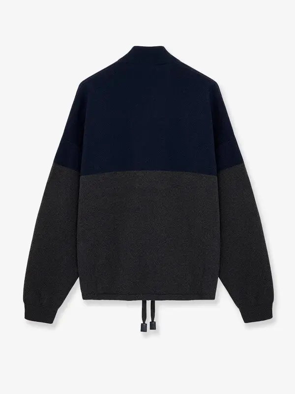 Loewe Cotton Blend Zip-up Cardigan - Multicolor