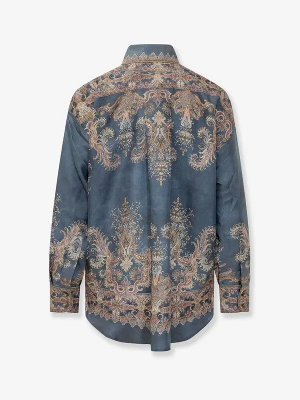 Zimmermann Valiant Relaxed Silk Skirt