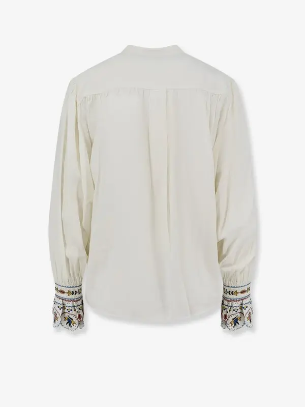 Isabel Marant Étoile Marant Monique Viscose Blend Shirt With Embroidery
