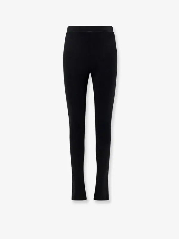TOTEME Viscose Blend Zip Leggins