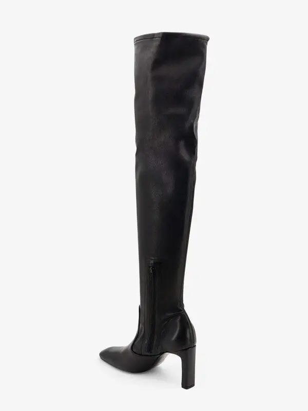 TOTEME Leather Boots - Black