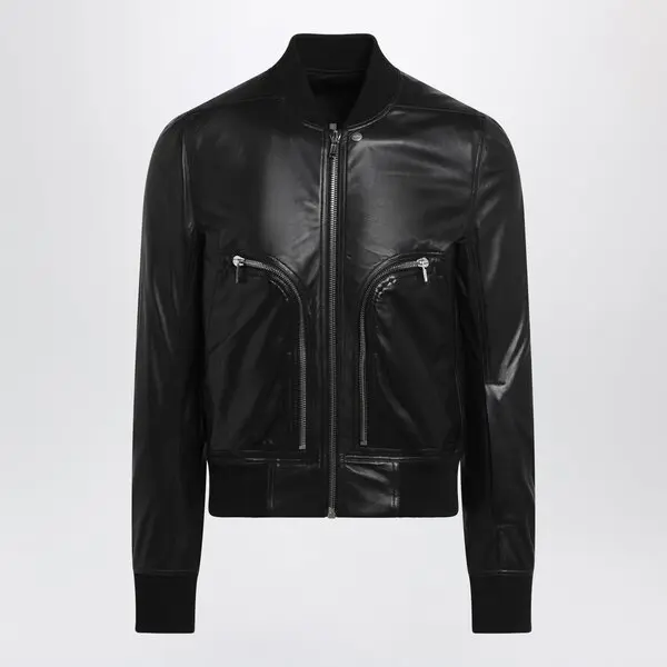 Rick Owens Bauhaus Flight Leather Jacket