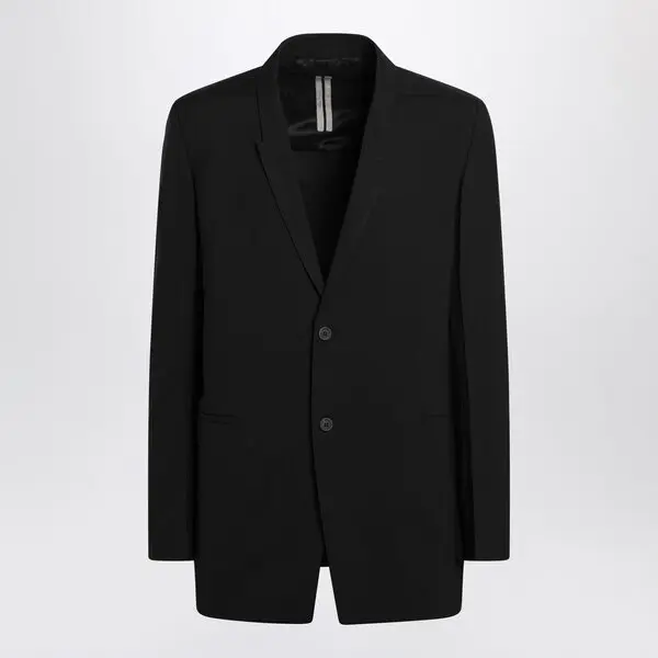 Rick Owens Single-breasted Wool Jacket