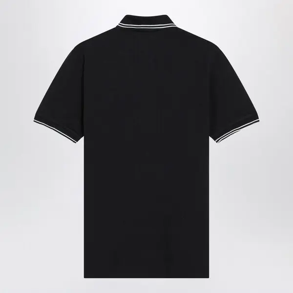 Stone Island Polo Shirt With Compass Patch - Blue